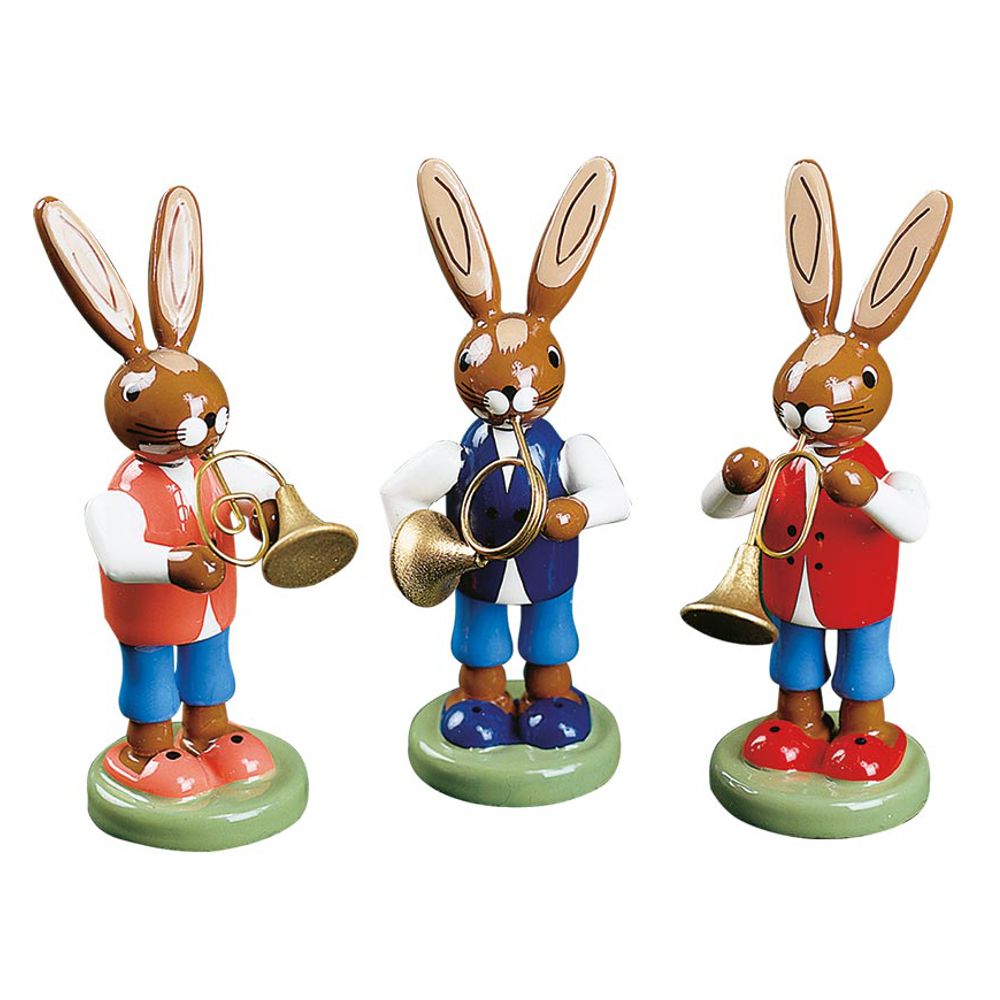 Rabbit Trio Colored Rabbit Trio Colored