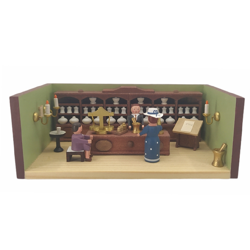 Miniature parlor pharmacy