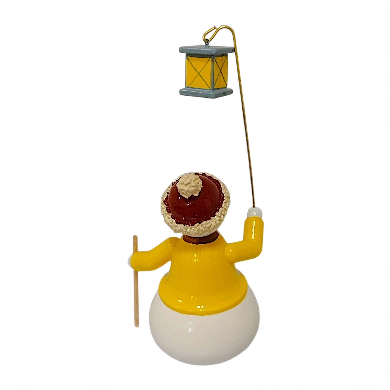 Snowman with lantern - Erzgebirgskunst-Shop